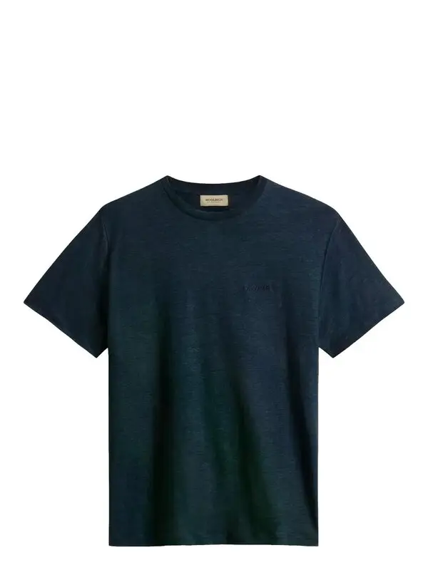 Woolrich Linen T-shirt - Blue