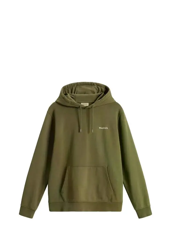 Woolrich Logo-print Hoodie - Green