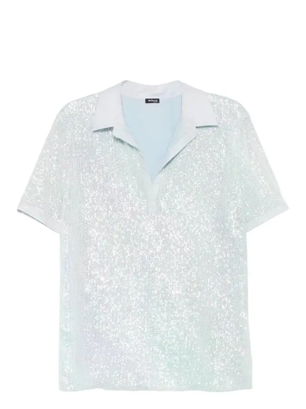 Kiton Sequinned Top - Green