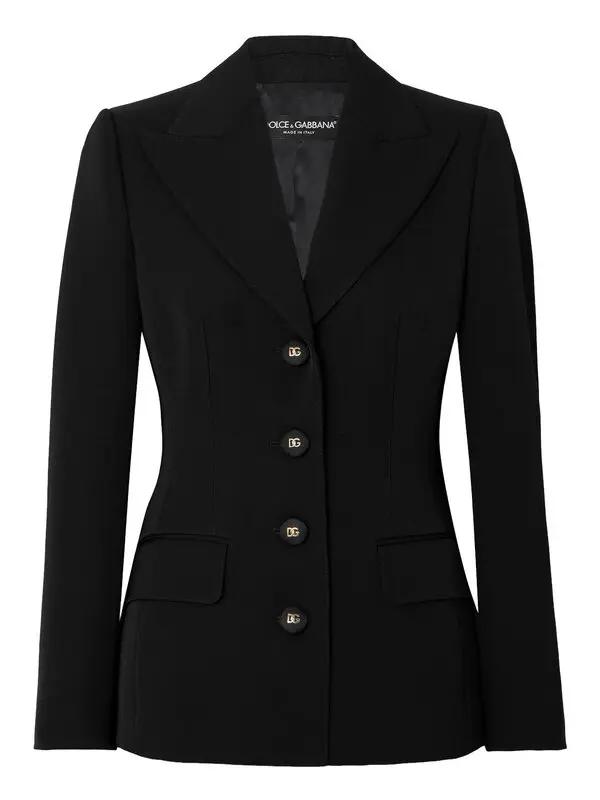Dolce & Gabbana Wool-twill Blazer - Black