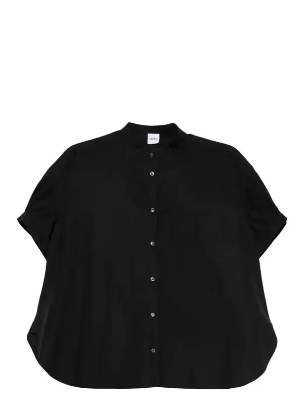 Aspesi Poplin Blouse - Black