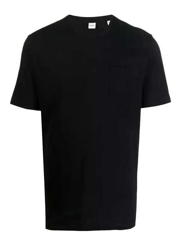 Aspesi Short-sleeve Cotton T-shirt - Black
