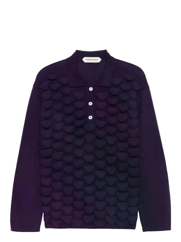 NAMACHEKO Bird Feather Sweater - Purple