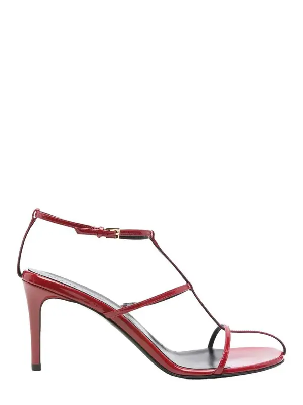 Khaite 75mm Cage Sandals - Red