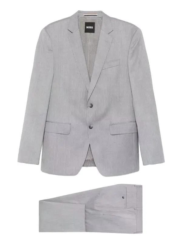 BOSS Virgin Wool Suit - Grey