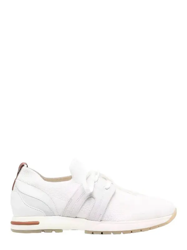 Loro Piana Lace-up Sneakers - White