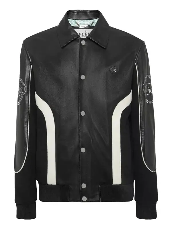 Philipp Plein Coster Bomber Jacket - Black