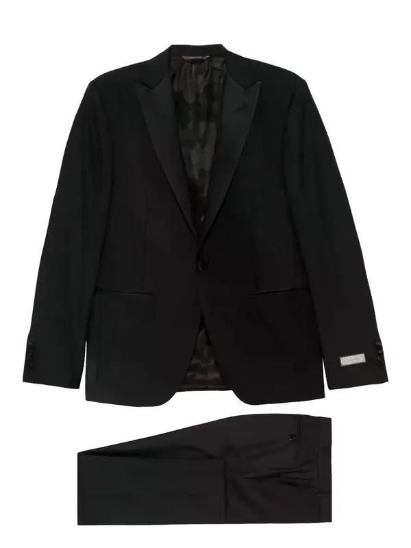 Canali Wool Suit - Black