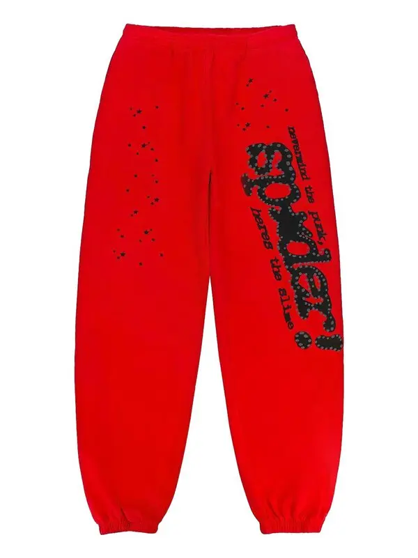 SP5DER Punk V2 Track Pants - Red