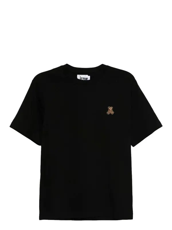 Izzue Logo-patch T-shirt - Black