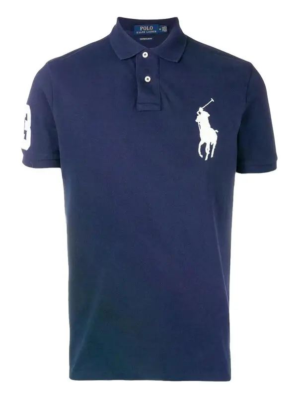 Polo Ralph Lauren Logo-print Polo Shirt - Blue