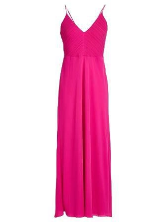 Patrizia Pepe Polyester Maxi Dress - Fuchsia