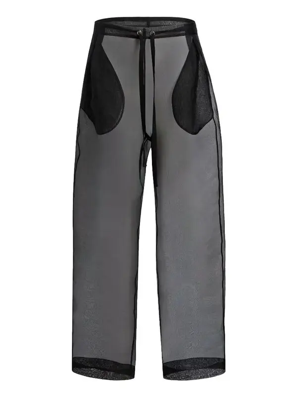 Khaite Silk Trousers - Black