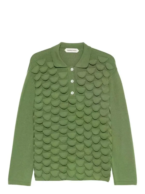 NAMACHEKO Bird Feather Sweater - Green