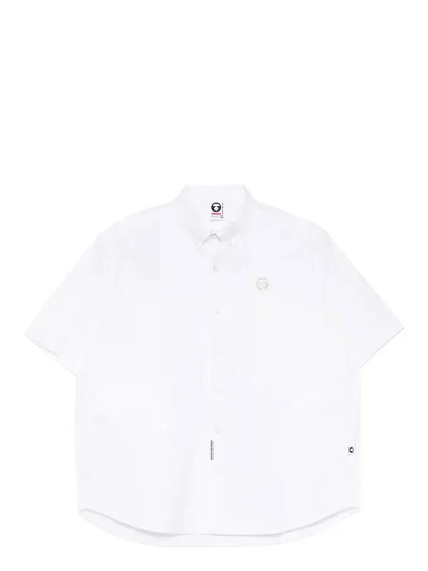 AAPE BY *A BATHING APE® Aapenow Moonface-logo Shirt - White