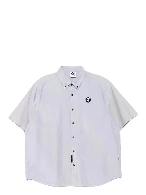 AAPE BY *A BATHING APE® Logo-patch Shirt - Black