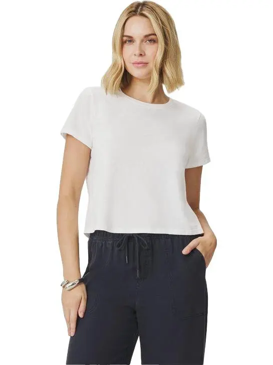 Splendid Louisa Short Sleeve Tee - White
