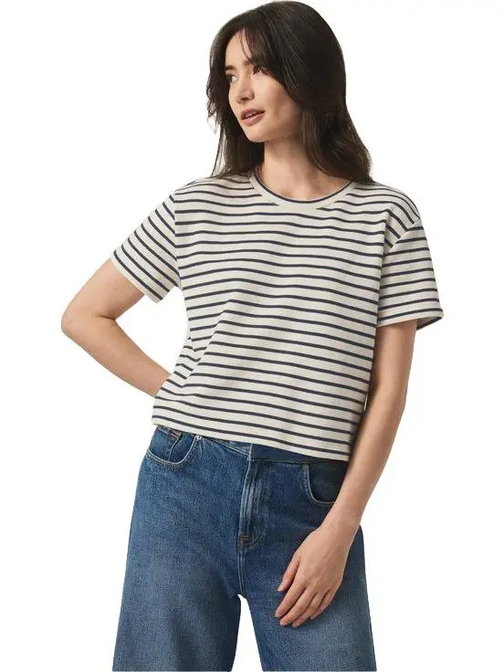 Splendid Whitney Stripe Tee - Blue / Navy / Stripe / White