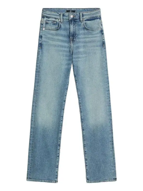 7 For All Mankind Luxe Vintage Calie Straight Ankle - Denim