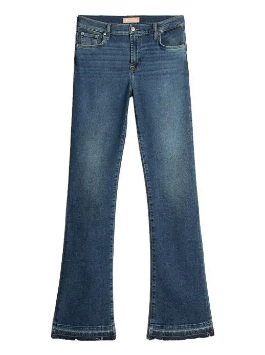 7 For All Mankind Tailorless Luxe Vintage Bootcut Jeans - Blue