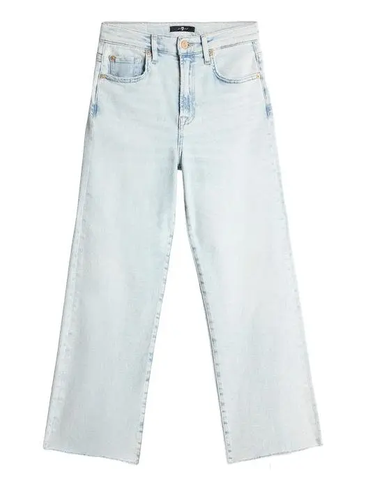 7 For All Mankind Luxe Vintage Cropped Alexa Jeans - Blue