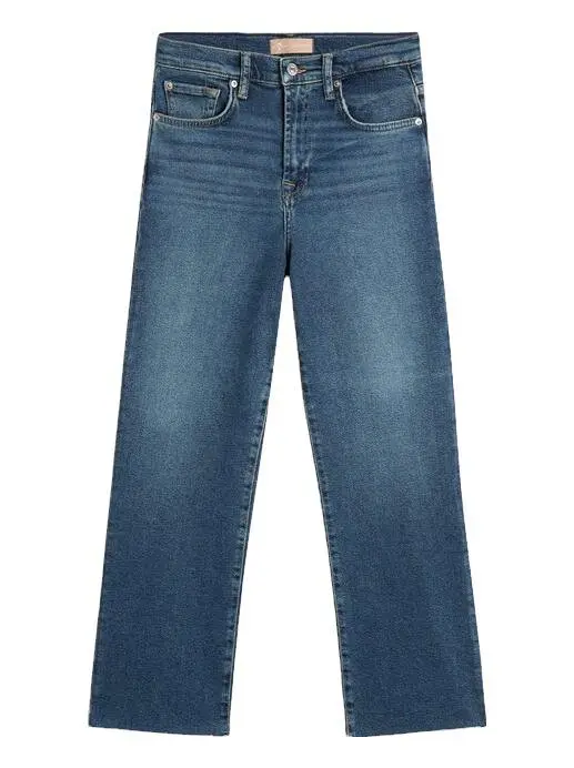 7 For All Mankind Luxe Vintage Cropped Alexa - Blue