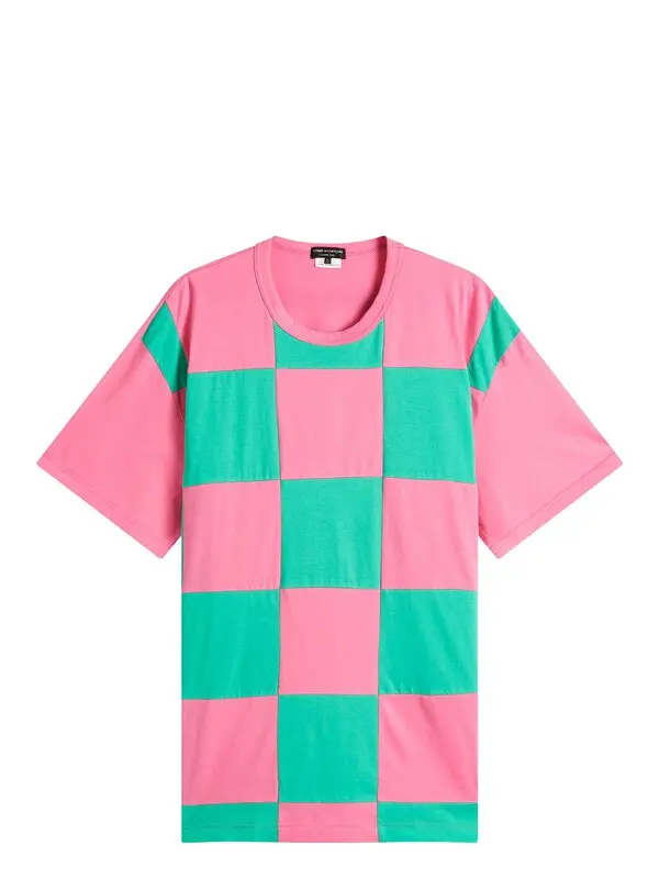 Comme Des Garçons Checkerboard T-shirt - Pink