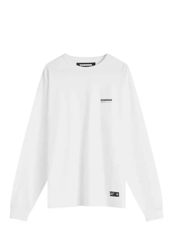 NEIGHBORHOOD Classic Logo Longsleeve T-shirt - White