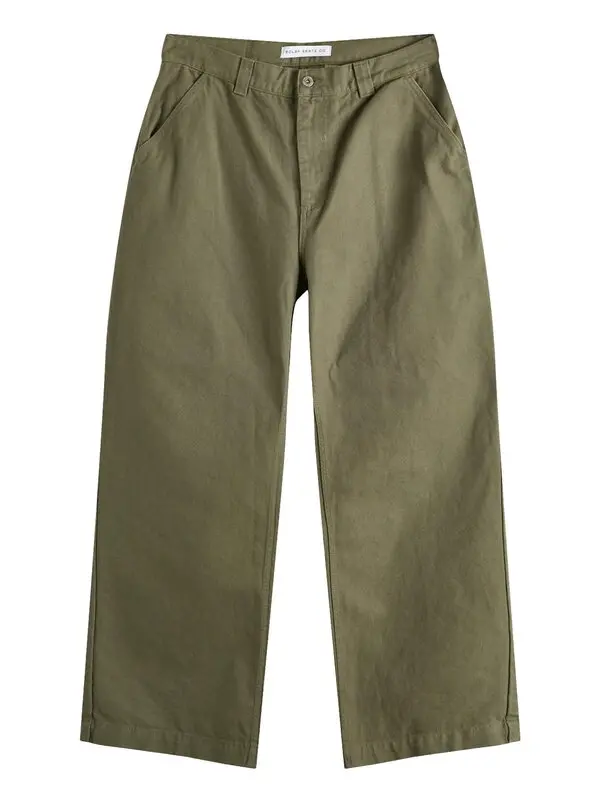 POLAR SKATE CO. 44! Canvas Pants - Grey Green