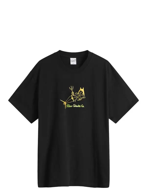 POLAR SKATE CO. Devil T-shirt - Black