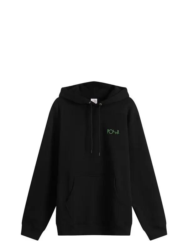 POLAR SKATE CO. Dave Fill Logo Hoodie - Black