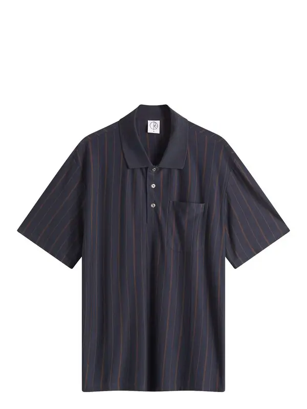 POLAR SKATE CO. Fancy Polo Shirt - Navy/brown