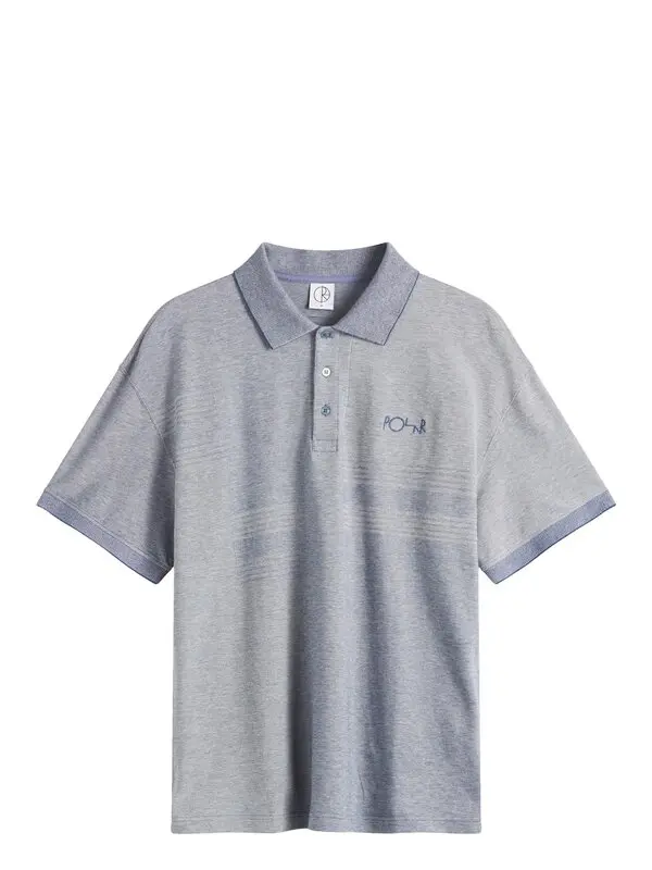 POLAR SKATE CO. Pique Surf Polo Shirt - Heather Blue