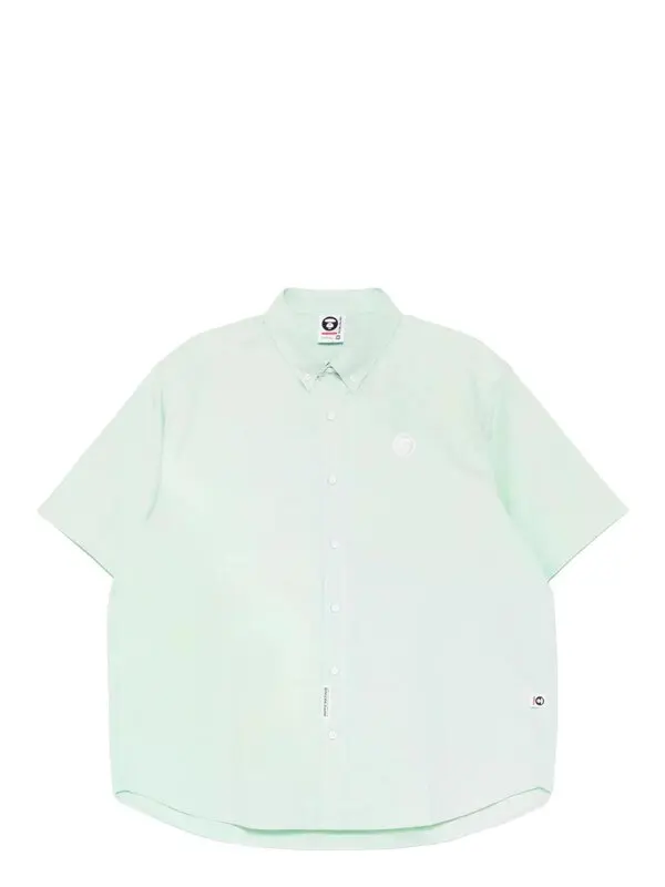 AAPE BY *A BATHING APE® Aapenow Moonface-logo Shirt - Green