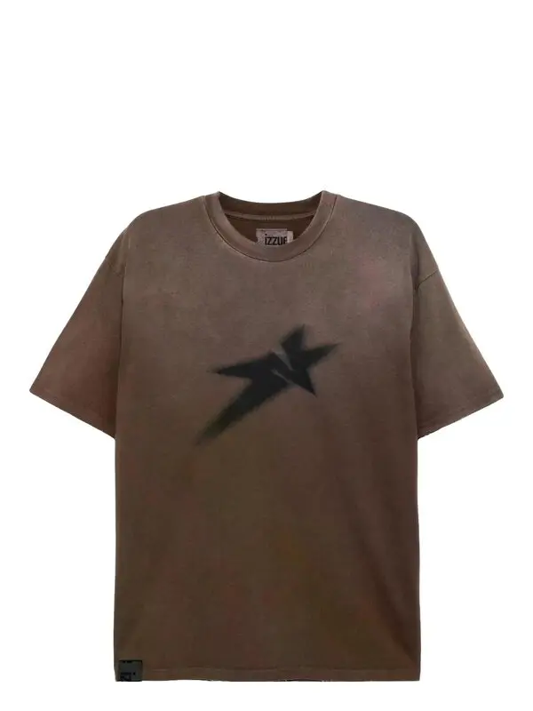 Izzue Graphic-print T-shirt - Brown