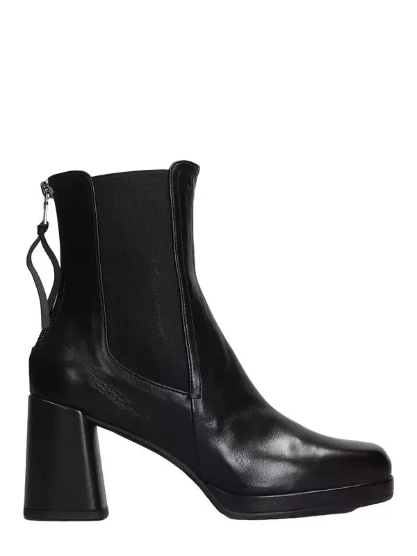 MARA BINI 80mm Leather Boots - Black