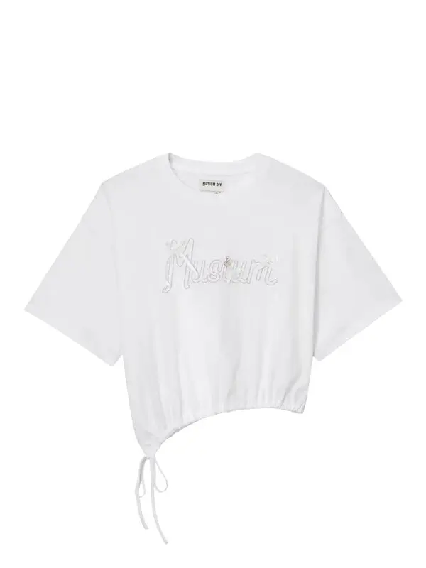 MUSIUM DIV. Logo-print T-shirt - White