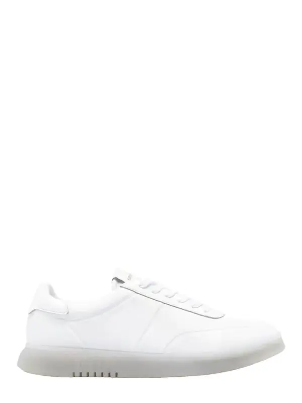 Emporio Armani Leather Sneakers - White