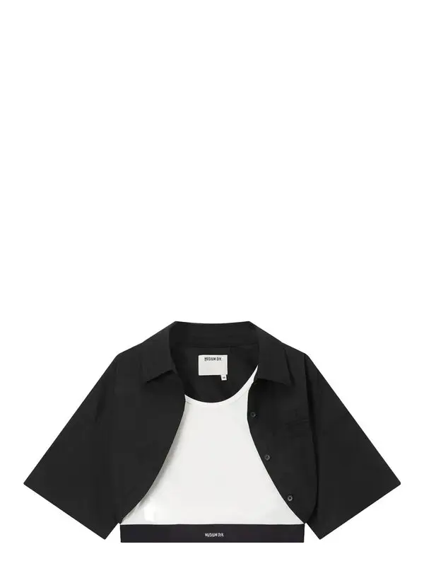 MUSIUM DIV. Layered Top - Black
