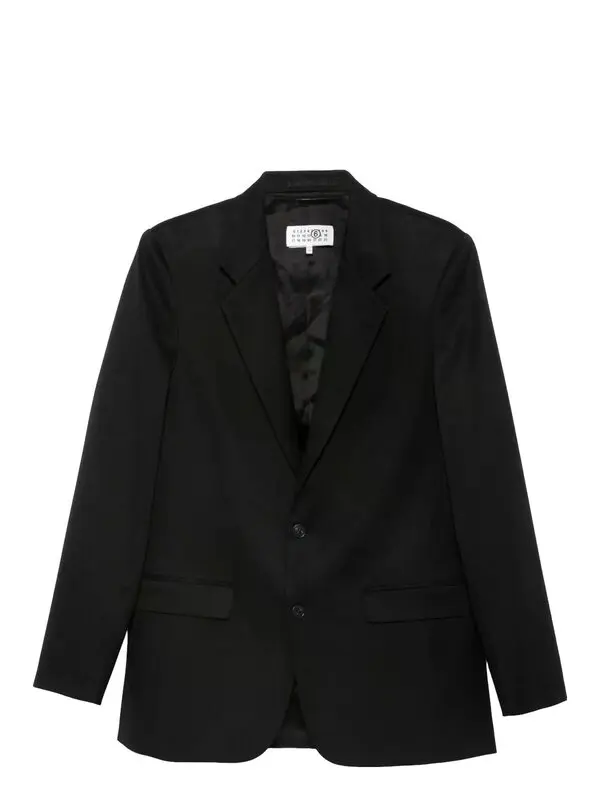 MAISON MARGIELA Single-breasted Blazer - Black