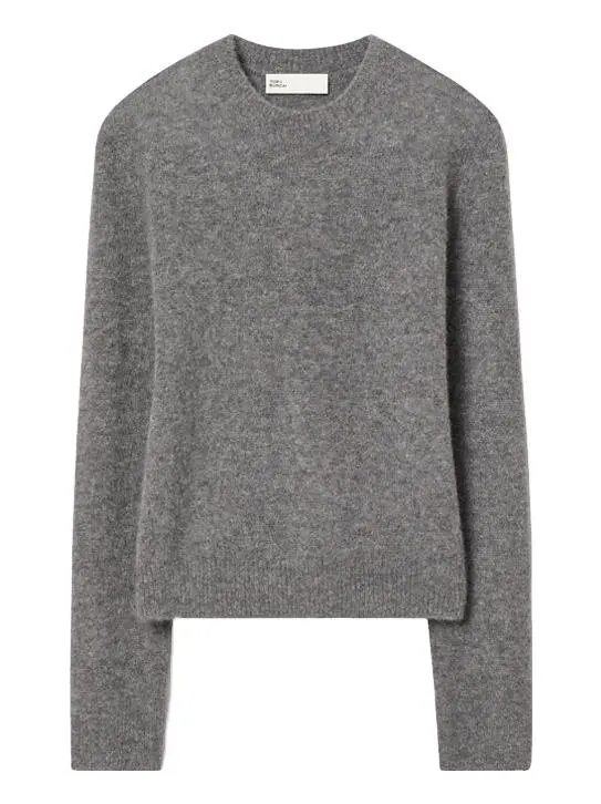 Tory Burch Cashmere Silk Sweater - Gray