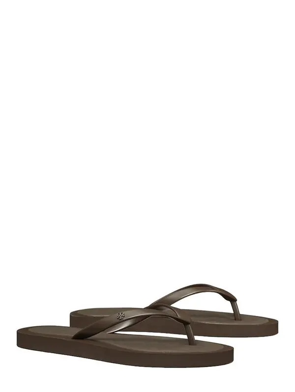 Tory Burch Kira Padded Flip-flop - Dark Cocoa/dark Cocoa