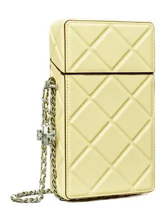 Tory Burch Fleming Phone Crossbody - Frozen Zest