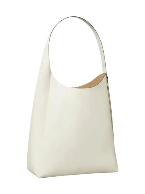 Tory Burch Romy Hobo Bag - Light Cream