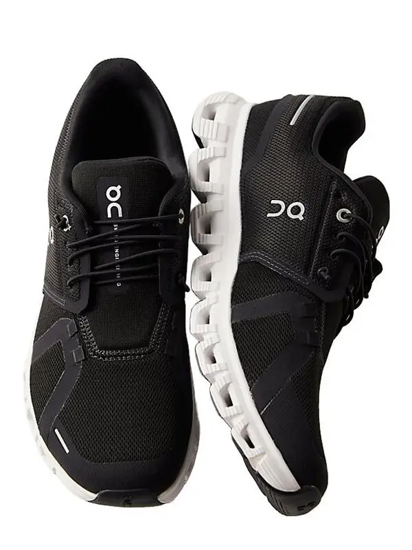 On Cloud 6" Low-top Lace-up Sneakers - Black