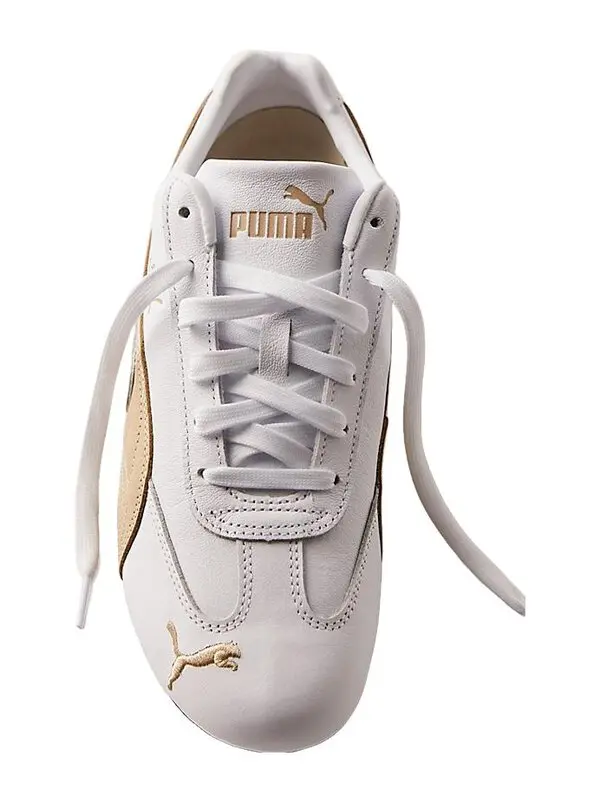 PUMA Leather Speedcat Sneakers - Puma White/toasted Almond
