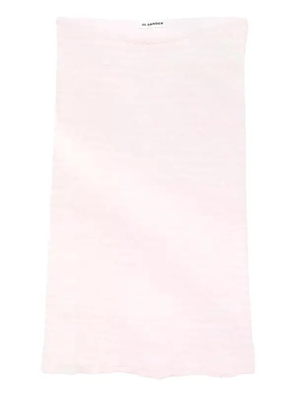 JIL SANDER Crepe Jersey Midi Skirt - Pink