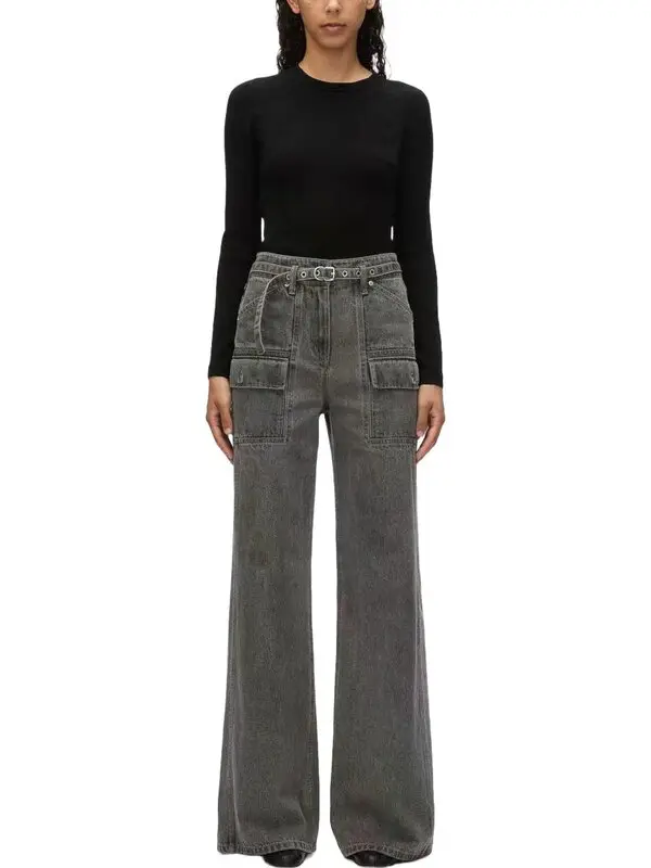 3.1 Phillip Lim Wide-leg Jeans - Grey