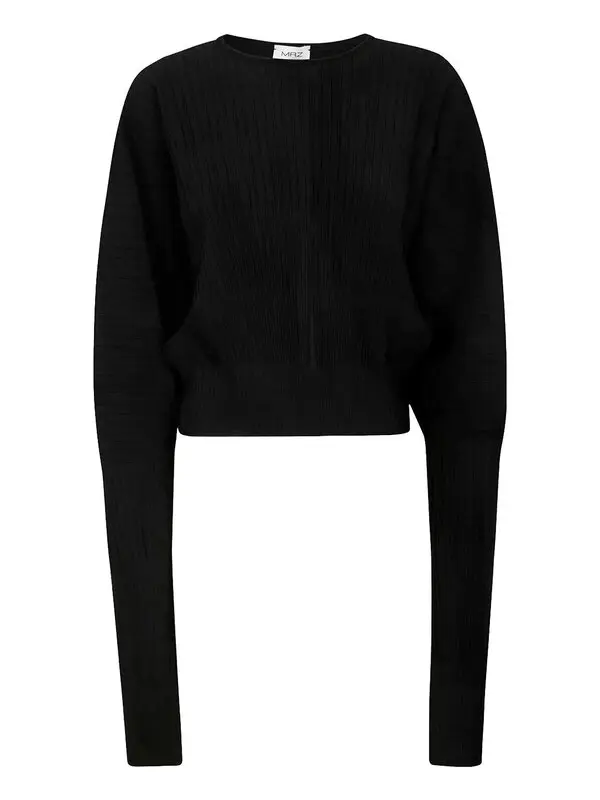 MRZ Ribbed Jumper - Black