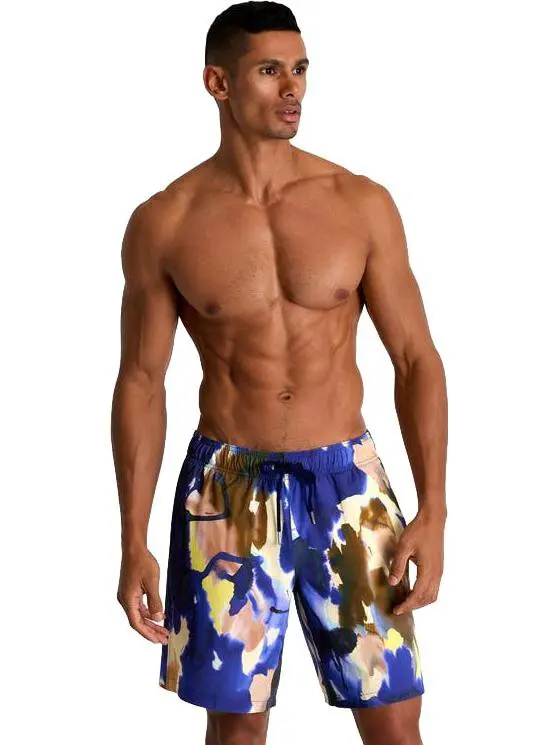 Shan Long Fit Swim Trunks - Print